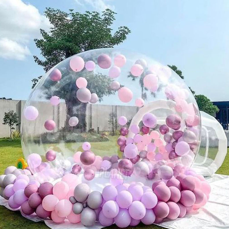 Cúpula de burbuja inflable para acampar transparente gigante comercial ...